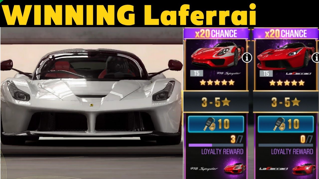 CSR2 WIN Laferrai 😍 | TRINITY CUP | TRYING LUCK IN GOLD CRATES | CSR ...
