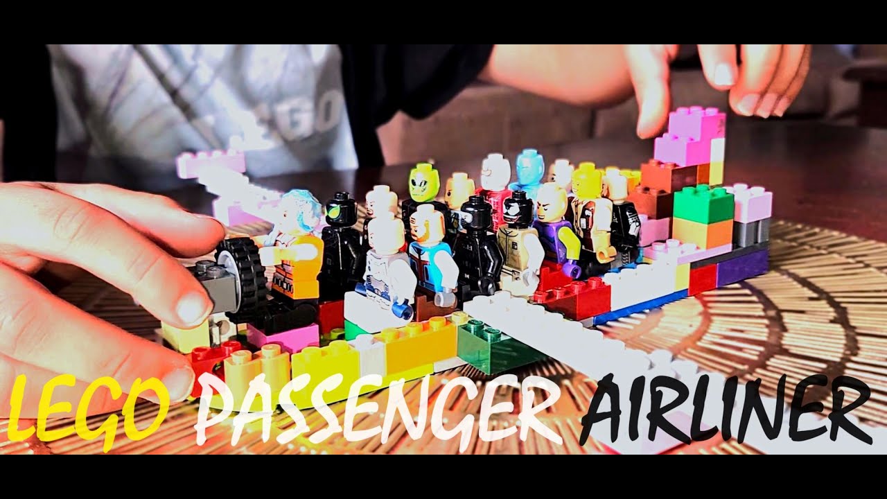 “Take Flight with LEGO: Building the Ultimate Passenger Airliner! 🛫 ...