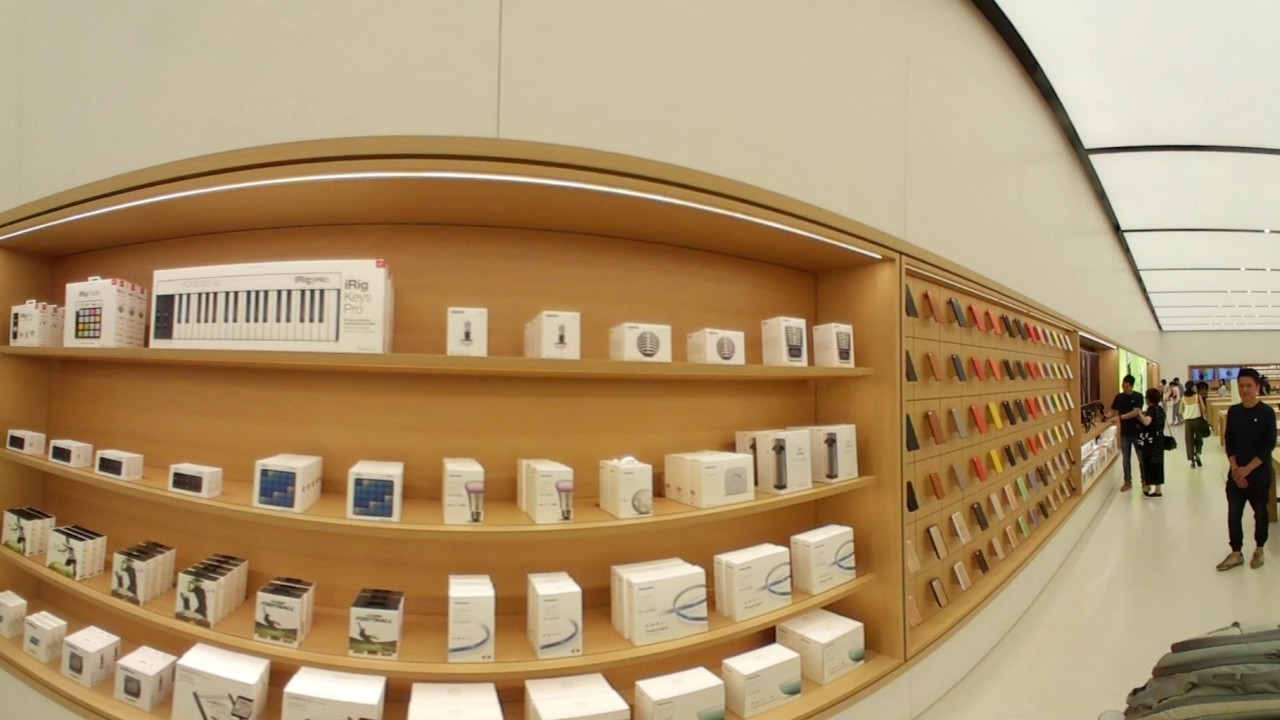 Apple 台北101 直營店 Apple store 360 度直擊 - YouTube