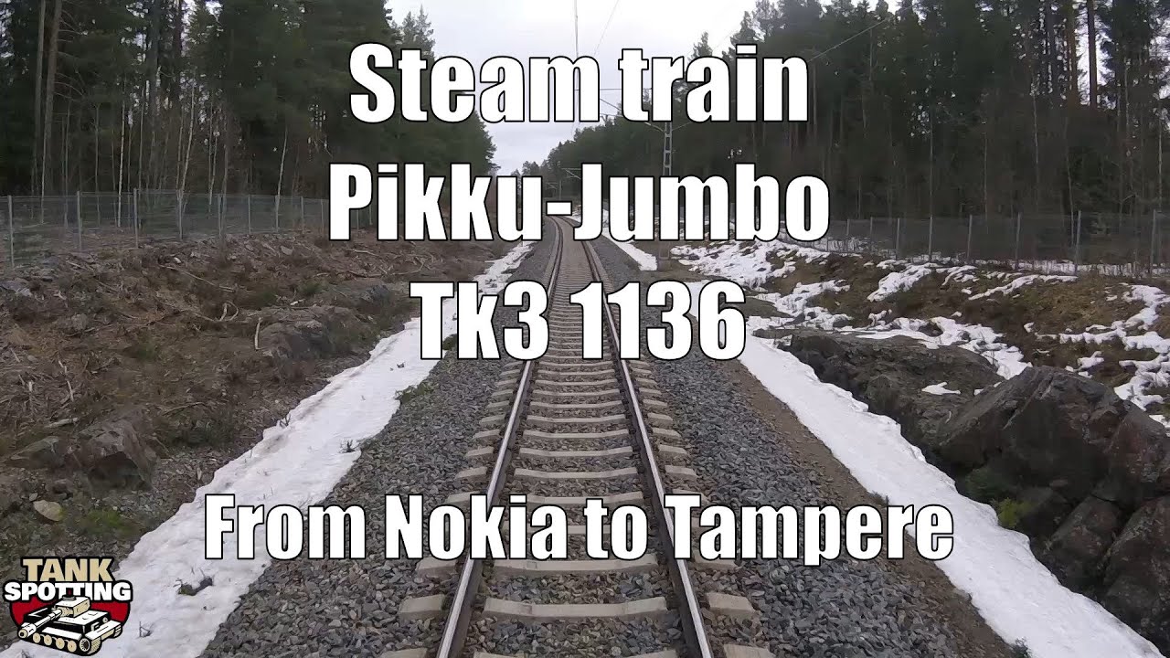Historical Steam Locomotive Tk3 1136 Pikku-Jumbo Nokia-Tampere As Seen ...