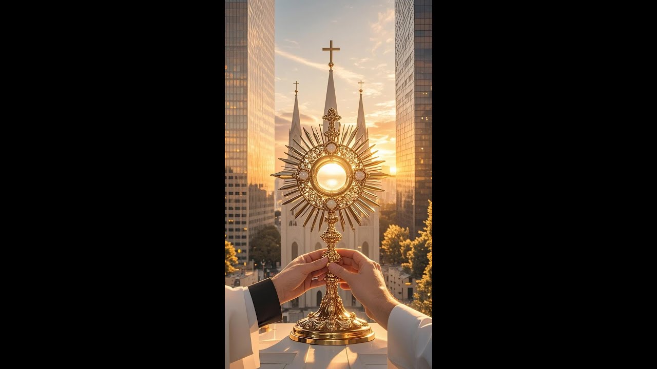 Blessed Sacrament Reflection – 5 Minutes with Jesus After a Long Day 🌆 ...