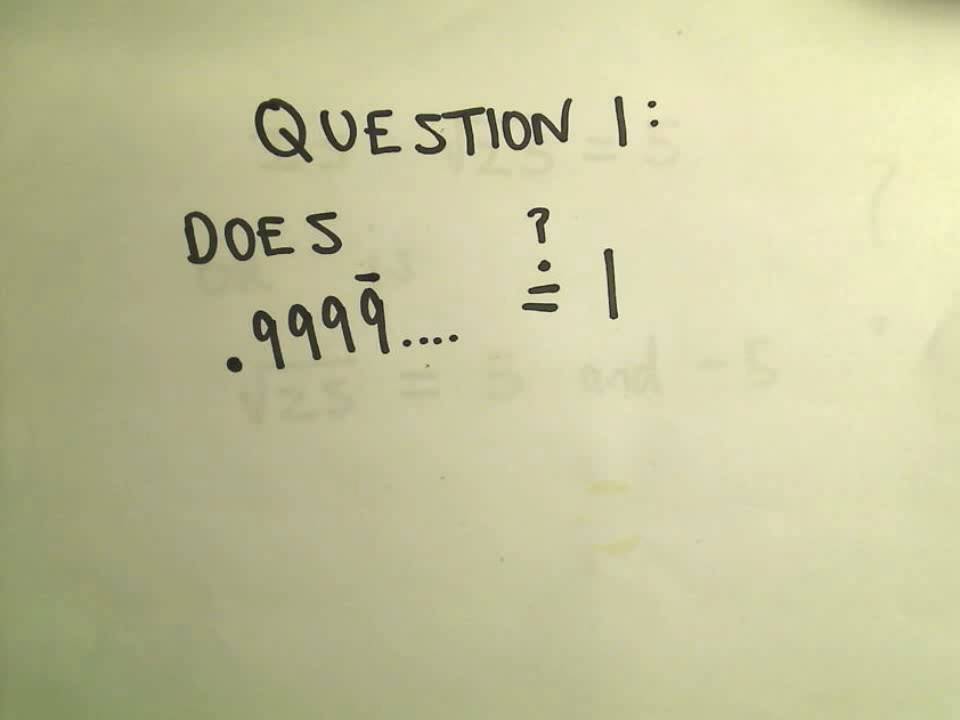 Two Very Deep Math Questions! - YouTube