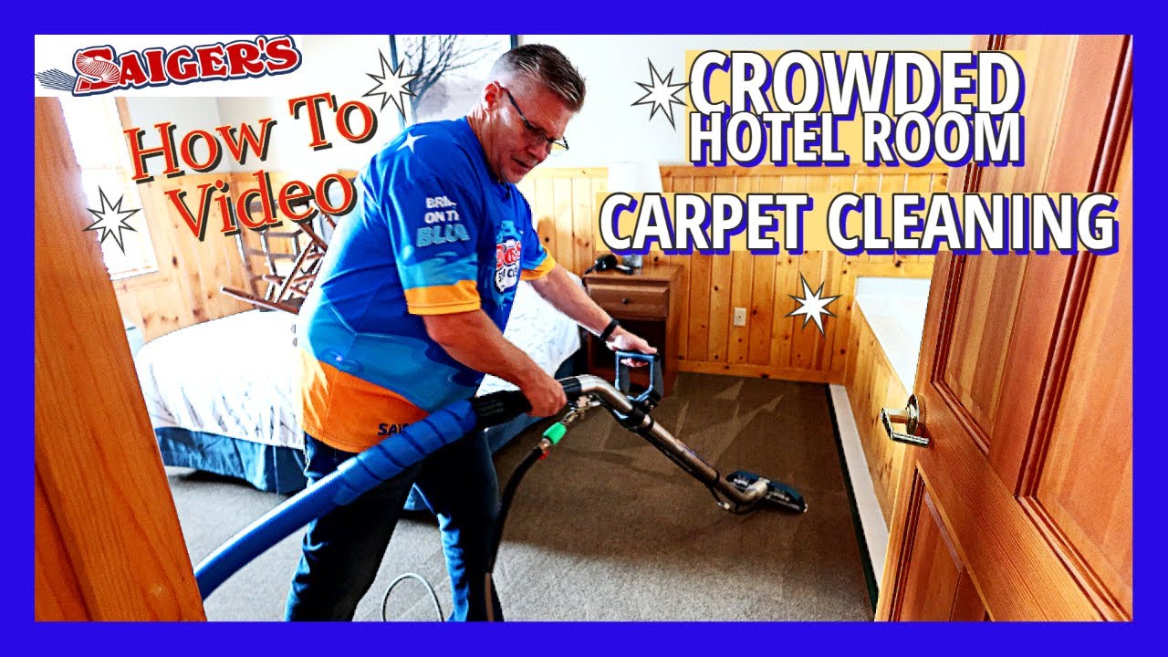 Crowded Hotel Rooms? No Problem! Here's how to Clean Carpet like a STAR ...