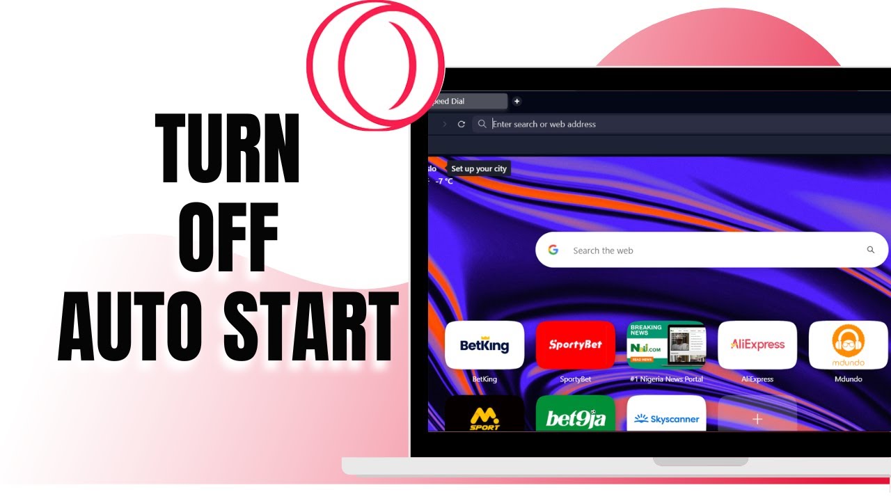 HOW TO TURN OFF AUTO START ON OPERA GX - YouTube