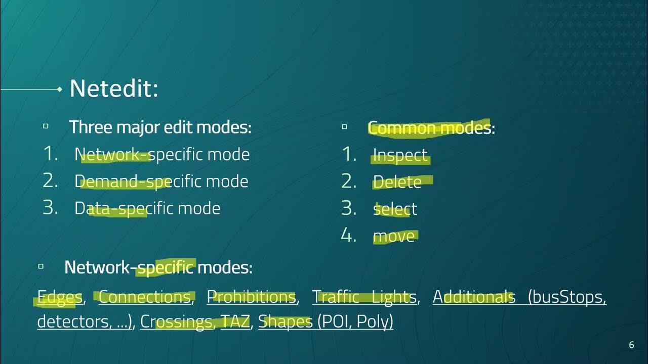 SUMO Tutorial part III - Network Generation in SUMO - YouTube