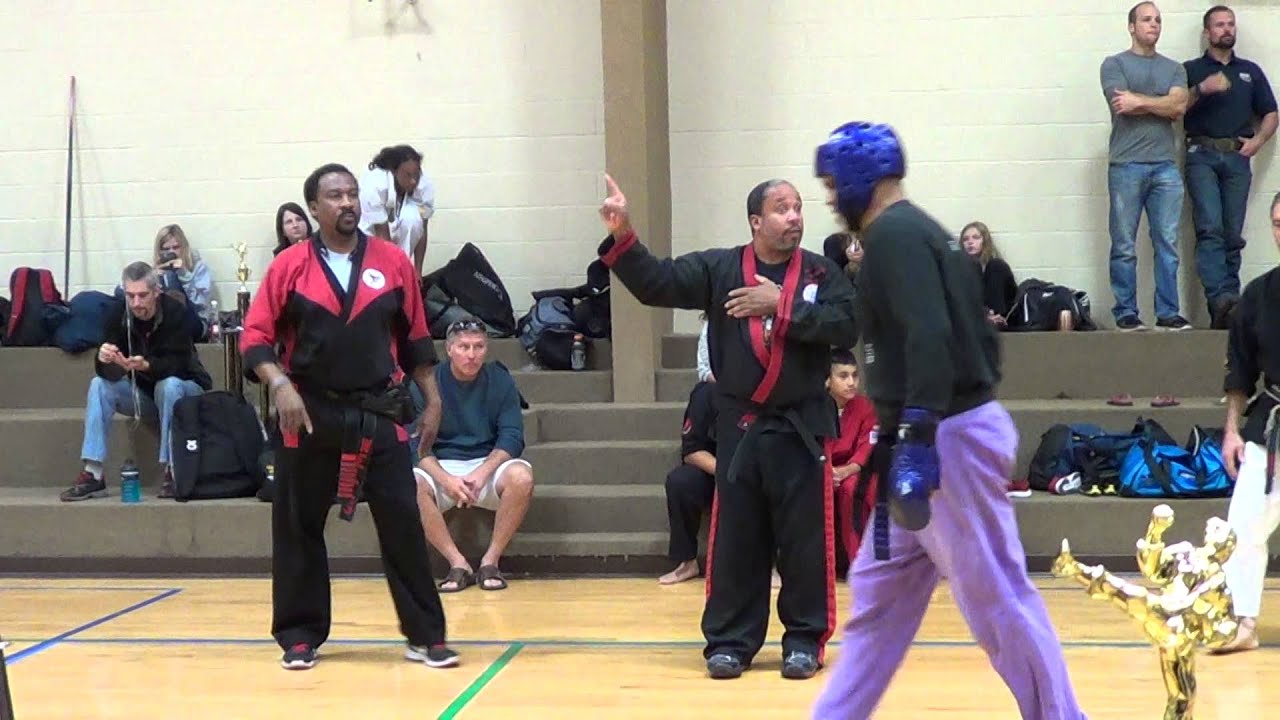 Anthony Allman & Todd Brown sparring for Grand Champion at the 2014 OKA ...
