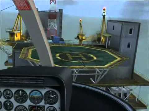 Flight Simulator X - Oil Rig Rescue - YouTube