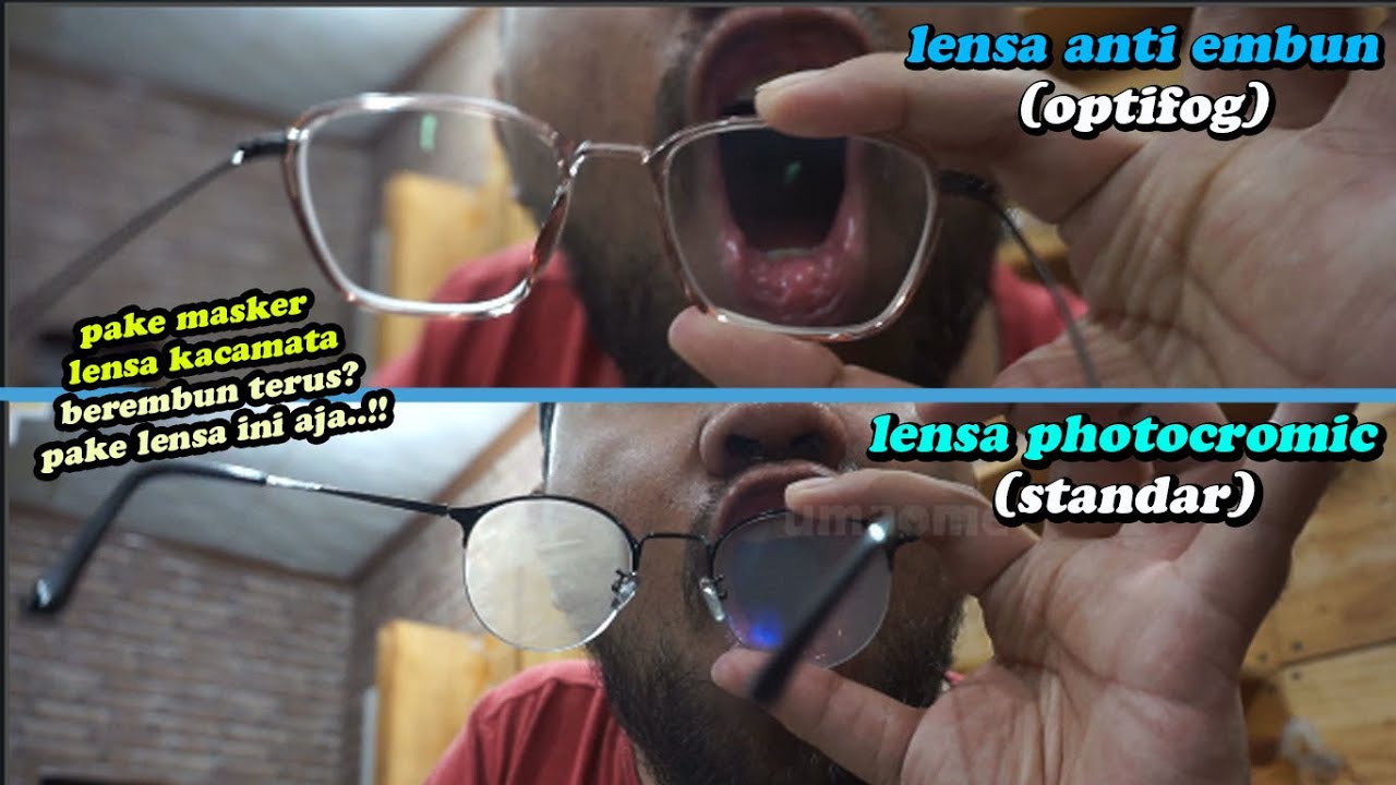 Pake Masker Lensa Berembun Terus ?! Pake Lensa Ini Aja !! Optifog ...