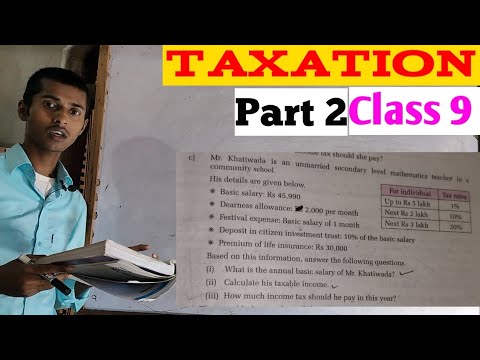 Taxation class 9 | taxation exercise 2.1 all |Class 9 taxation exercise ...