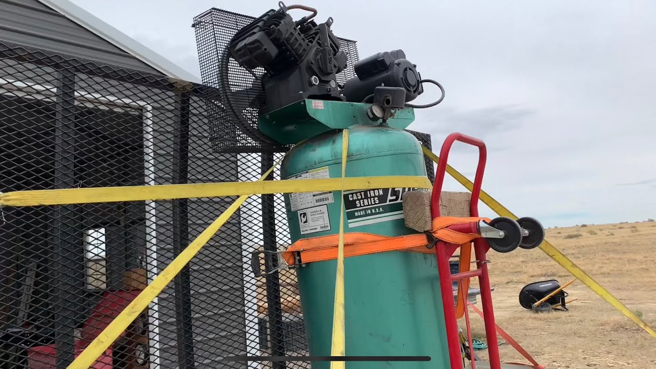 Air Compressor Unload/Cleaning - YouTube