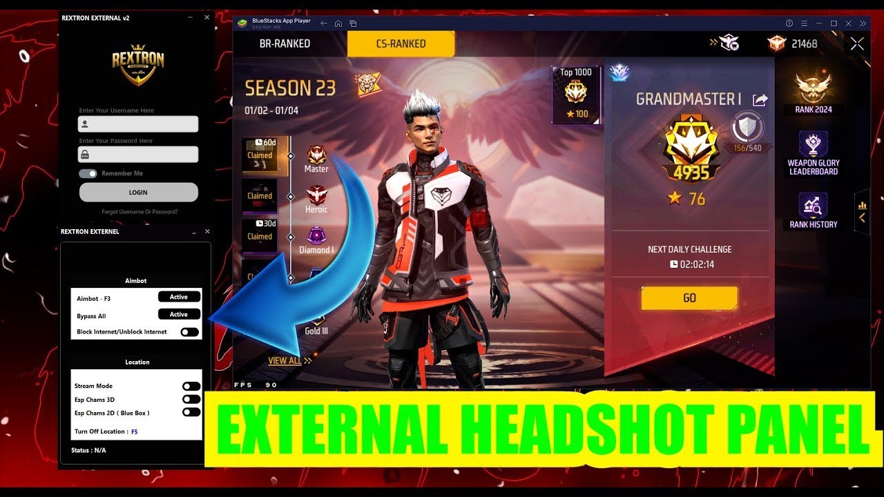 SNIPER PANEL OB43 GRATIS🎯 - 100% ANTIBAN | PC PANEL| FOR ALL EMULATOR ...