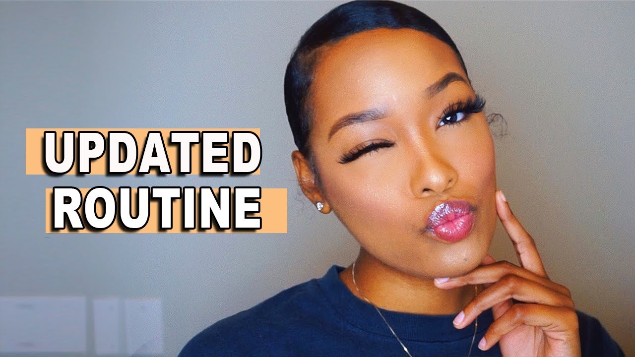 CHIT CHAT! GRWM | Everyday Face Routine UPDATED! | Fabulous Bre - YouTube