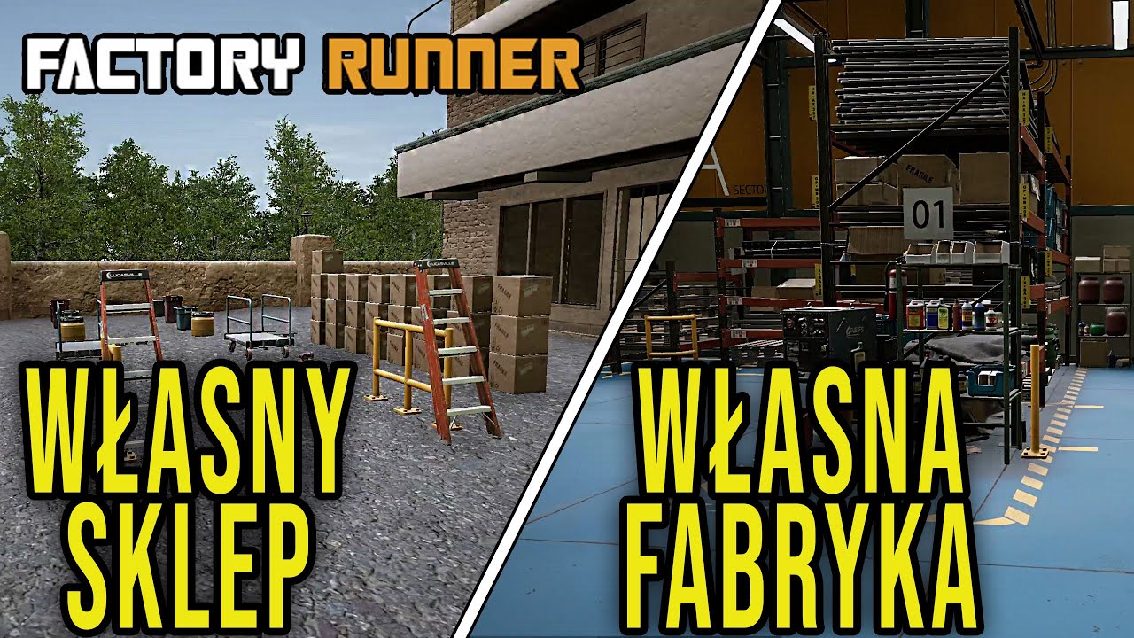 SYMULATOR WŁASNEGO SKLEPU I FABRYKI - Factory Runner #1 | Radex - YouTube