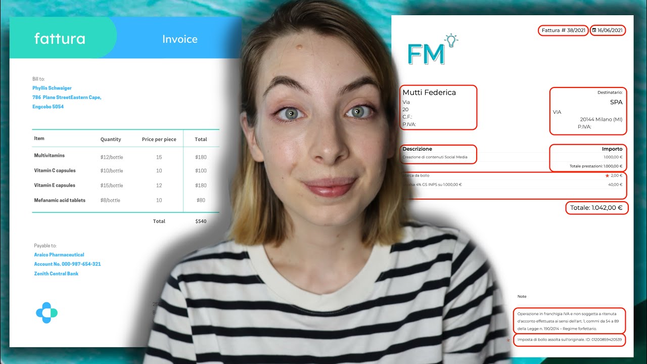 Come Fare Una Fattura In Regime Forfettario Step By Step Youtube