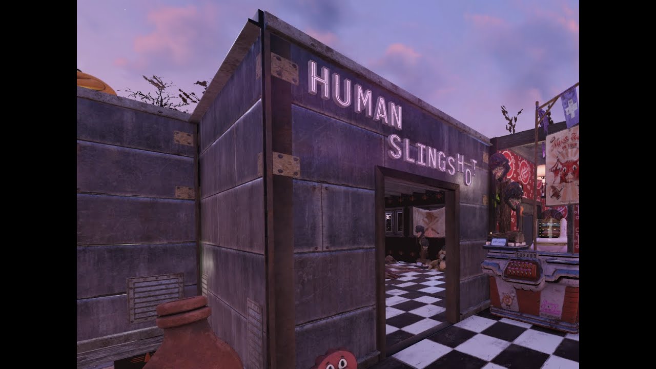 Fallout 76, The Human Slingshot! - YouTube