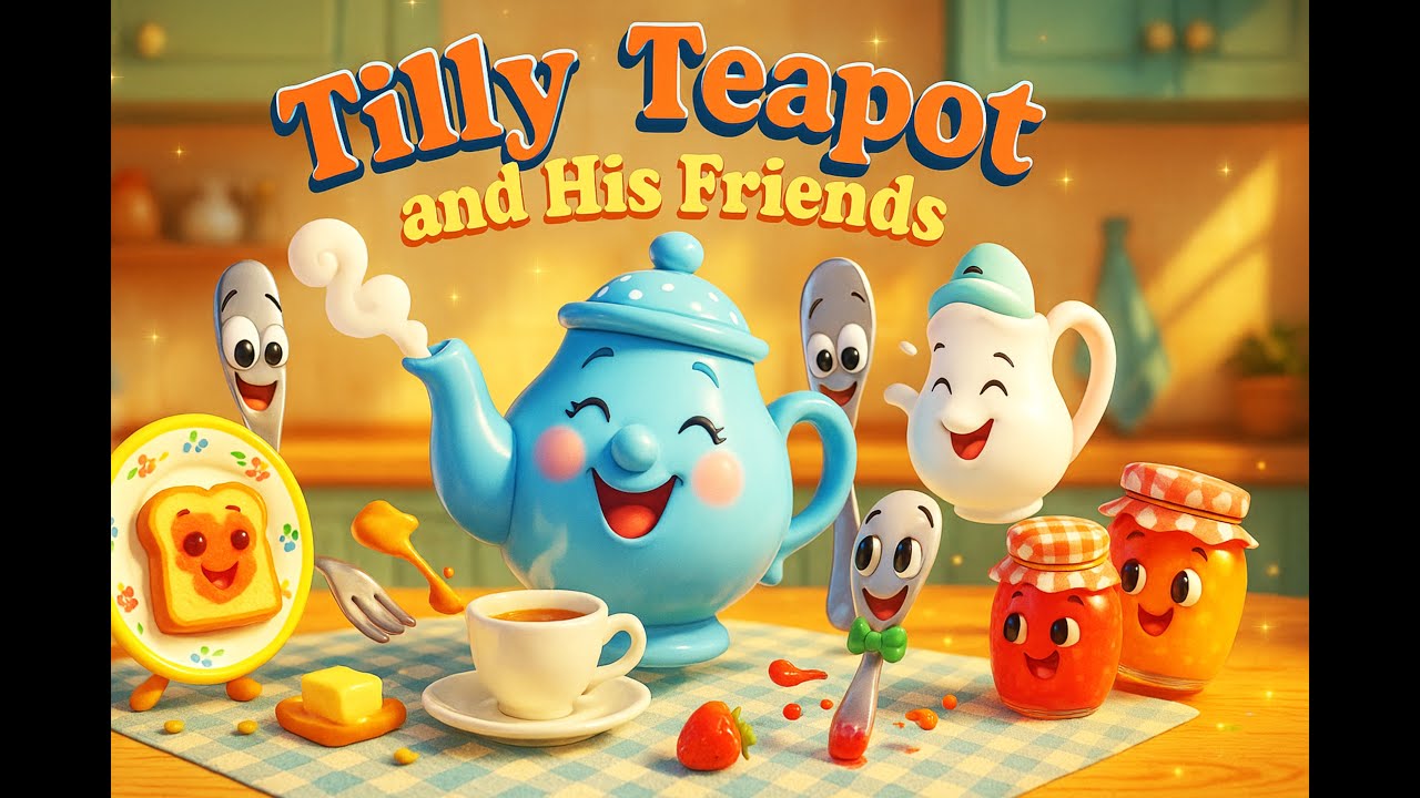 Tilly Teapot and His Friends | Fun Breakfast Song for Kids | Animated ...