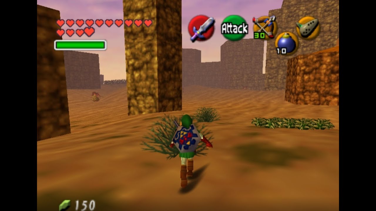 Zelda OOT Custom Map - Parapa Desert (early version) - YouTube