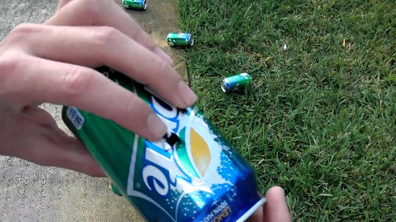 Homemade BB Gun Shoots Through 3 Cans - YouTube