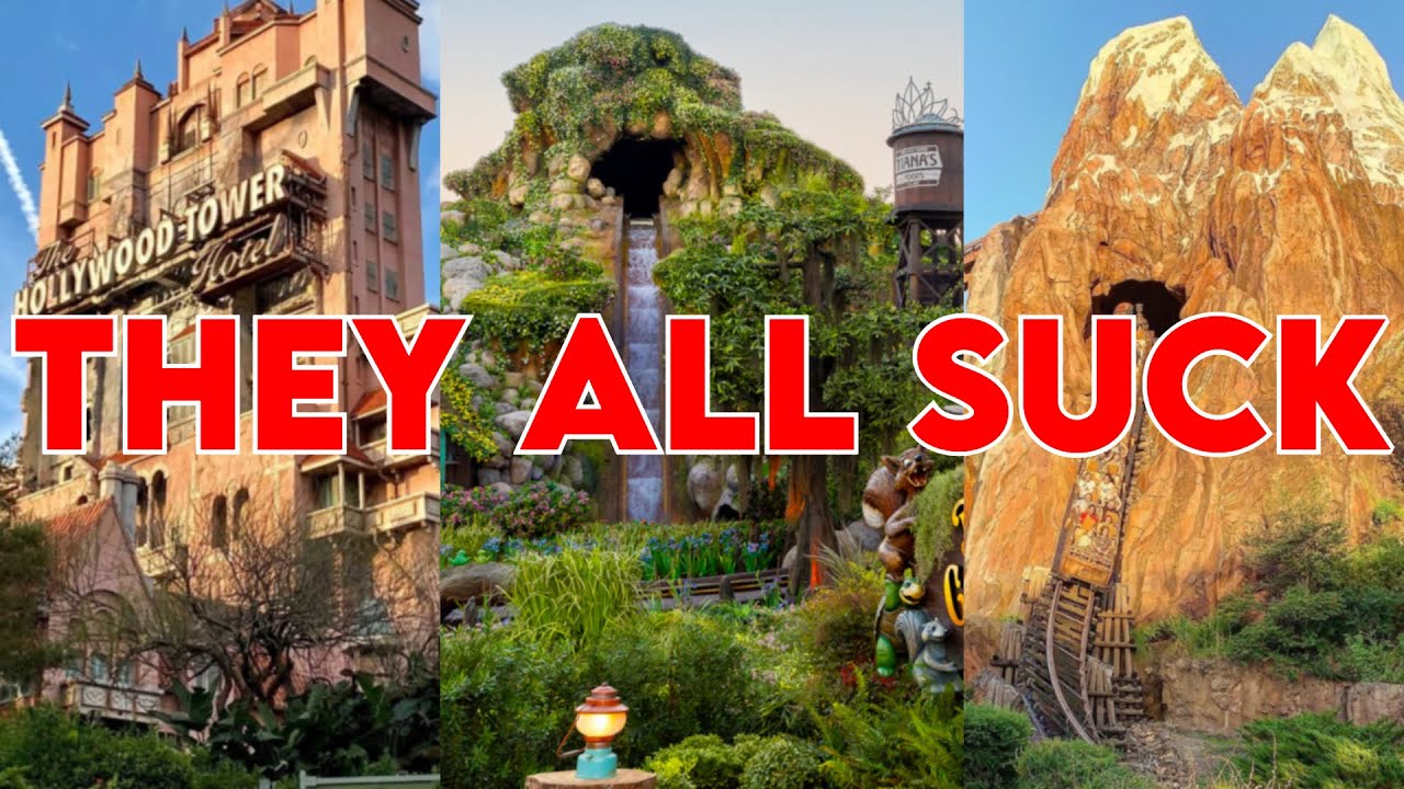 Top 10 Worst Rides at Walt Disney World - YouTube