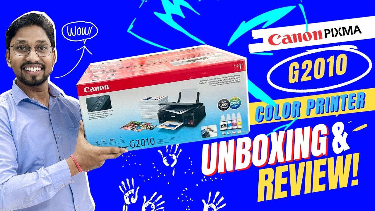 Canon Pixma G2010 All in One Color Printer🎁Unboxing and Review | Best ...