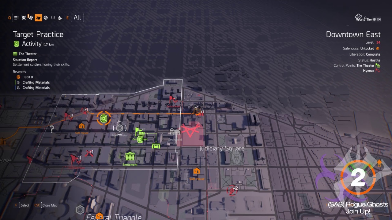 The Division 2 - Judiciary Square Parachute Loot Box H ST NW - YouTube