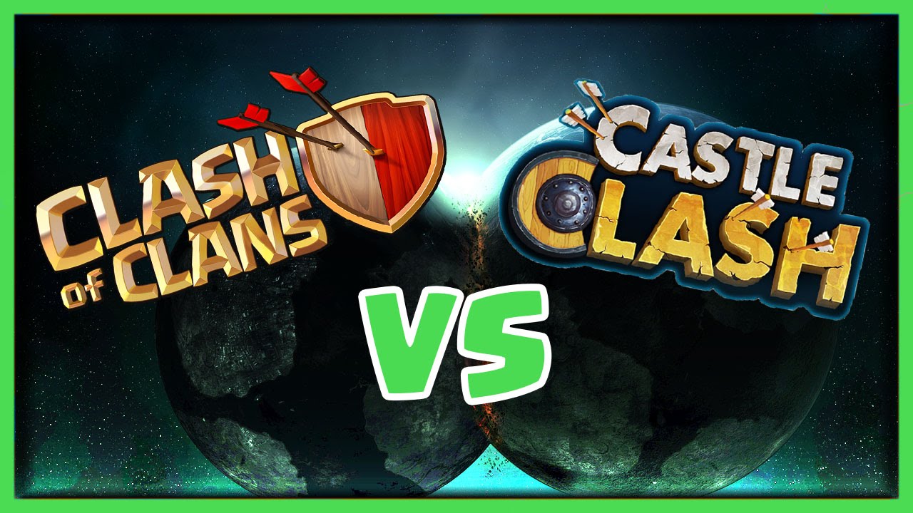 Clash of Clans VS Castle Clash - YouTube