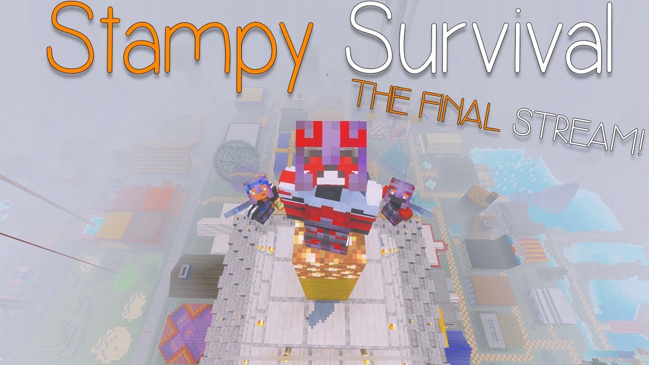 Building Stampy's Lovely World In Minecraft Survival - THE FINAL STREAM ...
