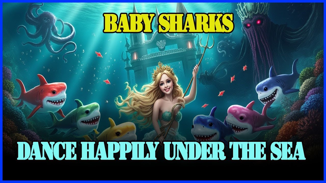 Baby sharks dance happily under the sea... - YouTube