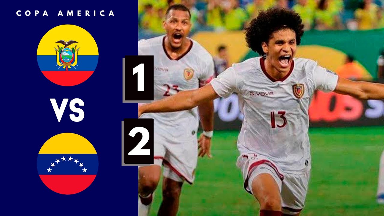 Ecuador vs Venezuela 1-2 ; Extended Highlights & All Goals; Copa ...