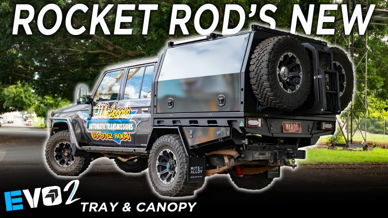 Rocket Rod's new EVO2 Tray and Canopy - YouTube
