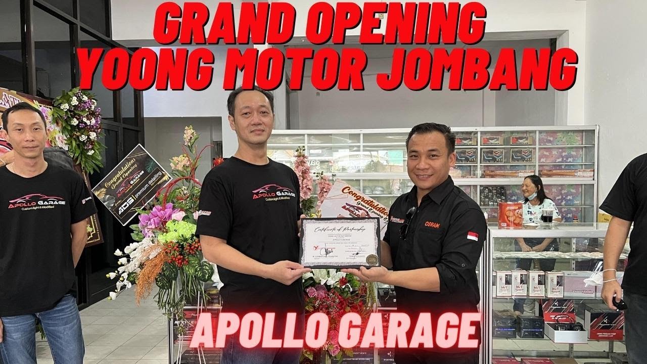 NAMBAH KELUARGA LAGI DI JOMBANG || APOLLO GARAGE || GRAND OPENING YOONG ...