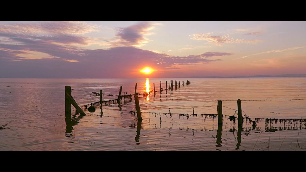Bristol Channel high spring tide time lapse and aerial views - YouTube