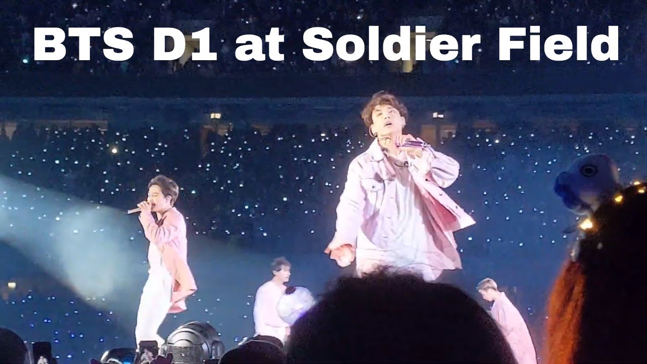 BTS Concert in Chicago - Day 1 - 190511 - Soldier Field - YouTube