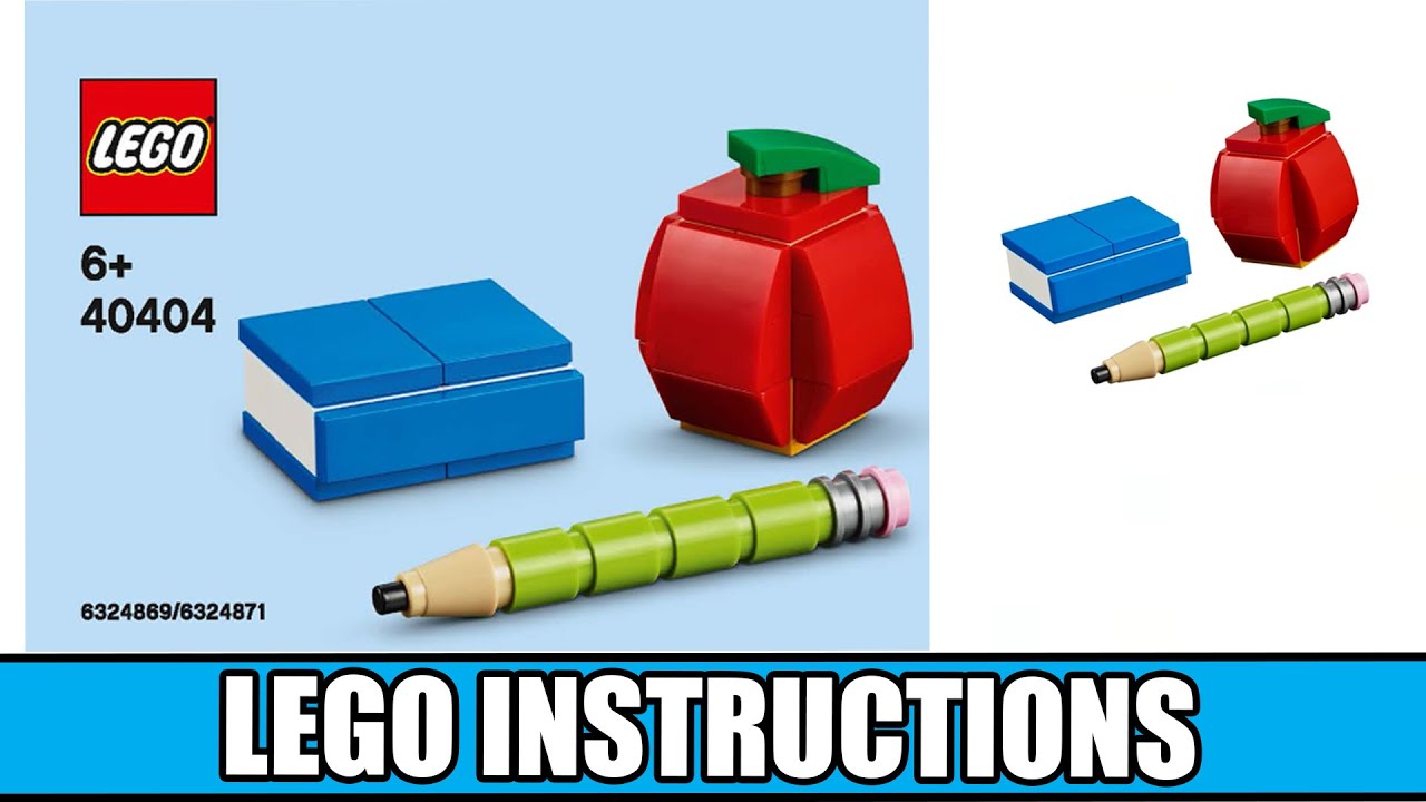 LEGO Instructions: How to Build LEGO Teachers Day – 40404 (MICRO ...