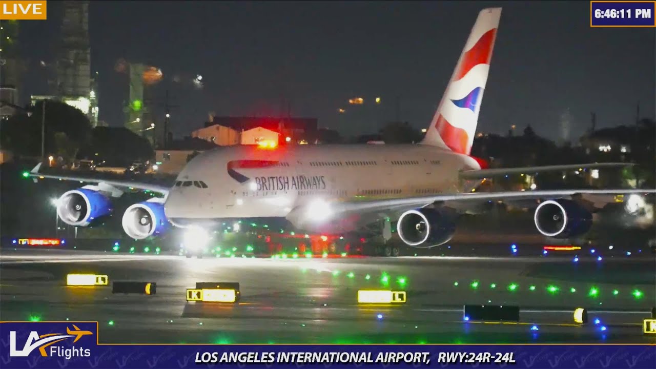 🔴LIVE PLANE ACTION! Los Angeles International Airport | KLAX LIVE | LAX ...