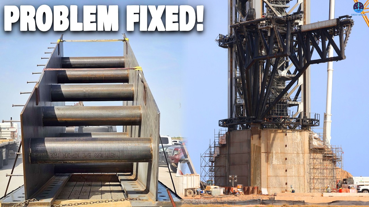 SpaceX Drops Bombshell Upgrade on Starship Pad B, BETTER than Water ...