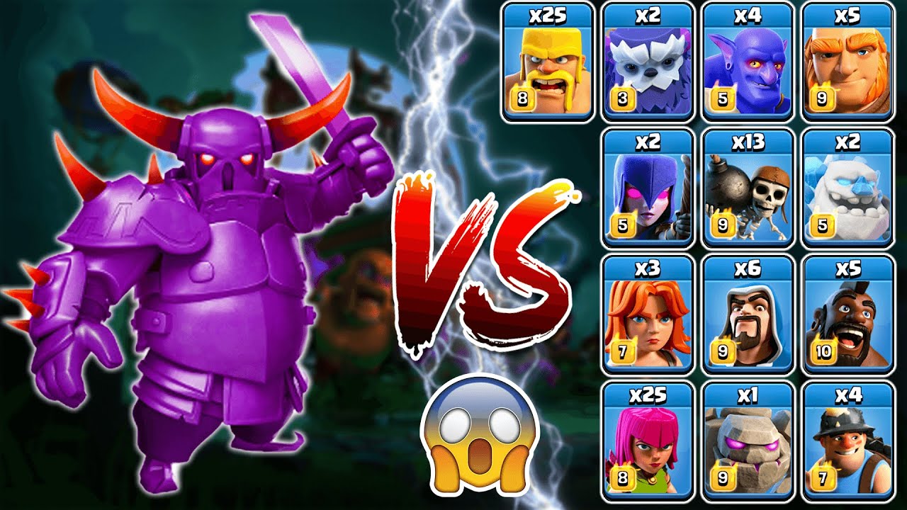Clash Of Clans Pekka Levels 1 5