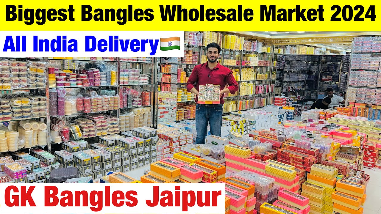 Biggest Bangle Market Jaipur 2024 | Bangles Wholesaler In Jaipur | All ...