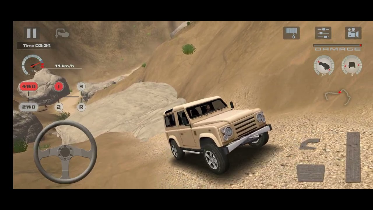 Offroad drive desert 4 level gameplay Offroad drive desert Android ...