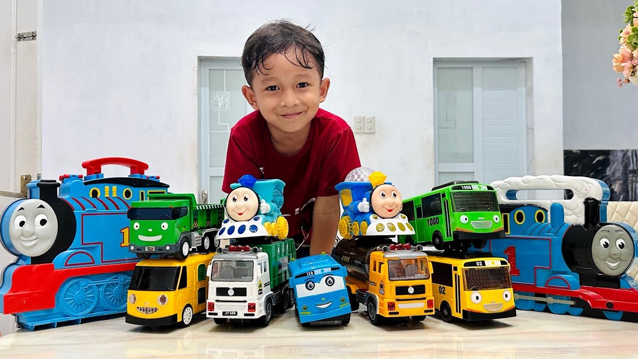 GoGo! Thomas and Friends, Saya suka mencari tayo little bus dan Collection Tayo and Thomas - YouTube