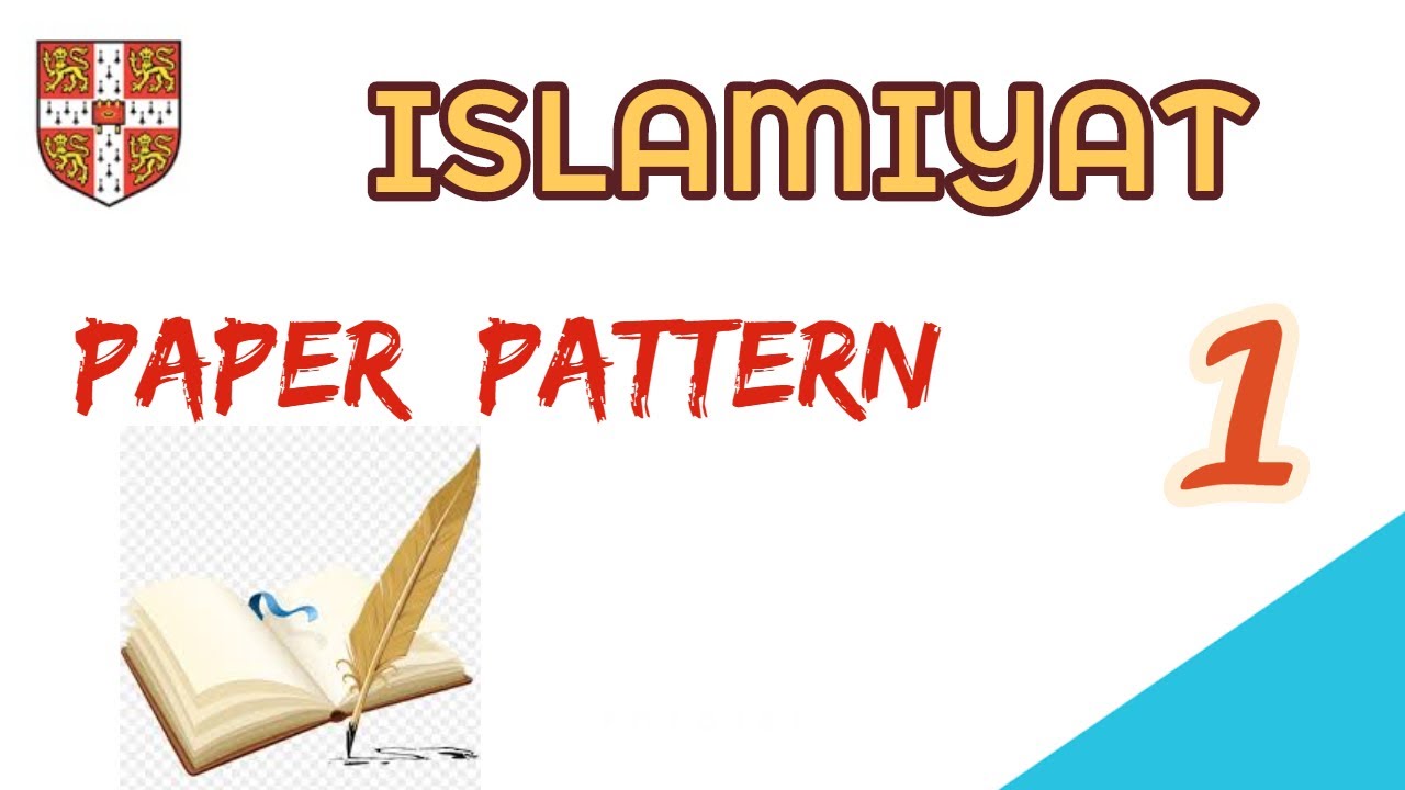 O Level Islamiyat | Paper Pattern | Paper 1 - YouTube