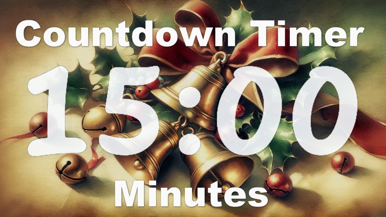 15 Minute Timer Holiday Bells - YouTube