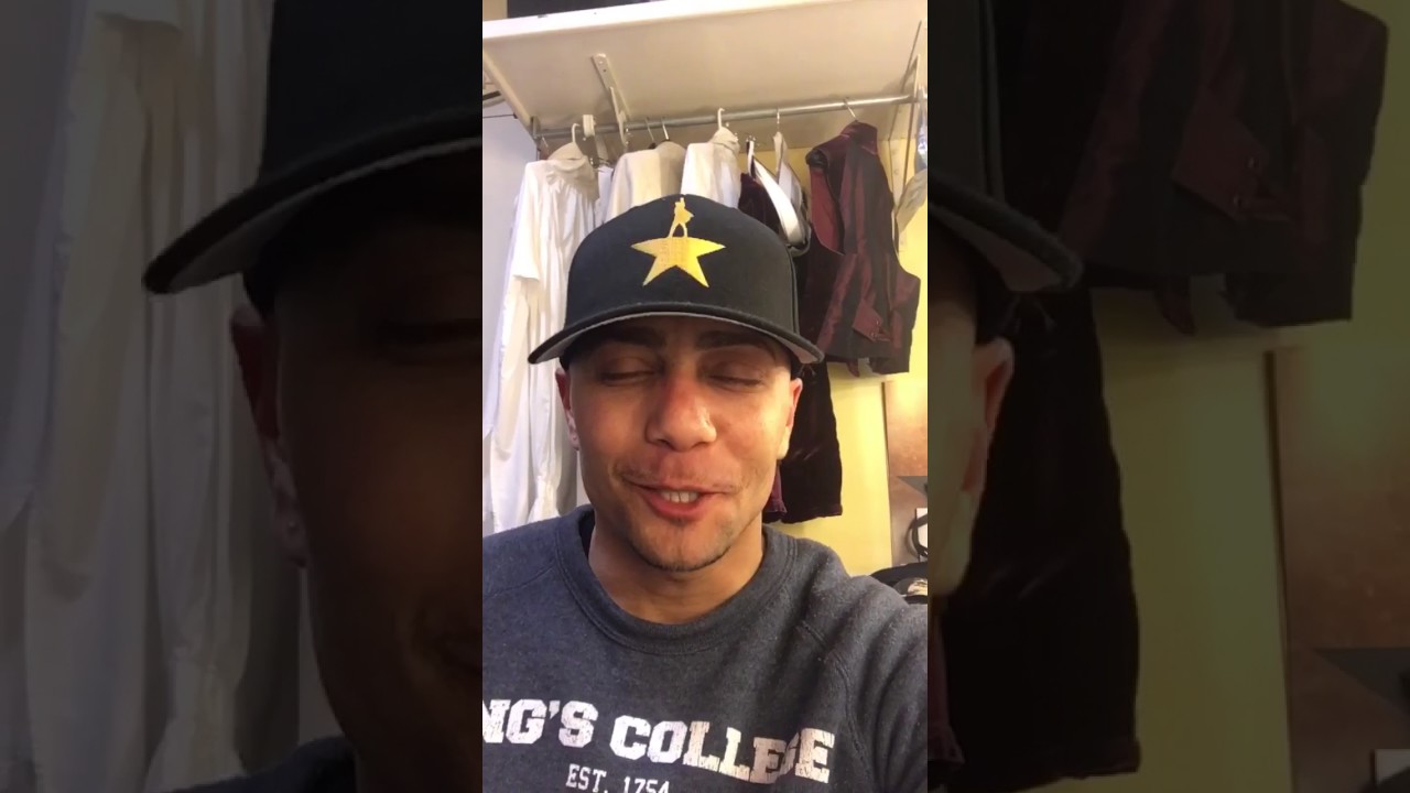 Seth Stewart from backstage of Hamilton - YouTube