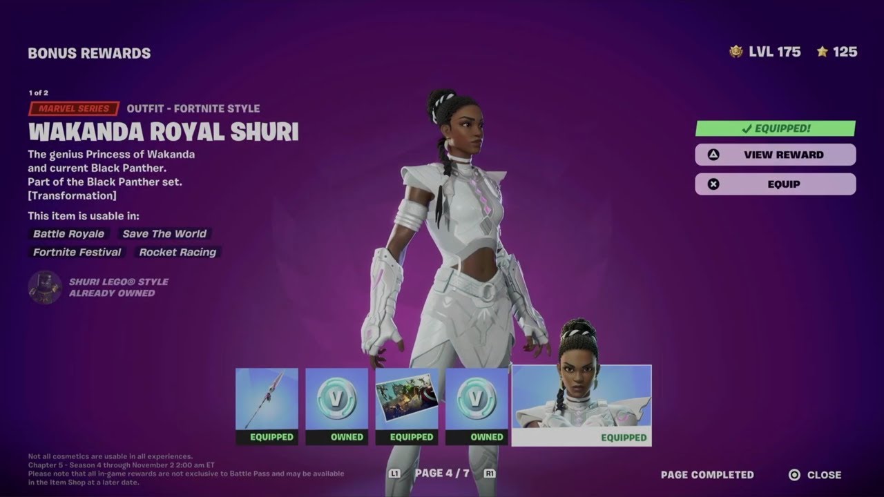 How to Unlock Wakanda Royal Shuri Skin Style in Fortnite | Battle Pass ...