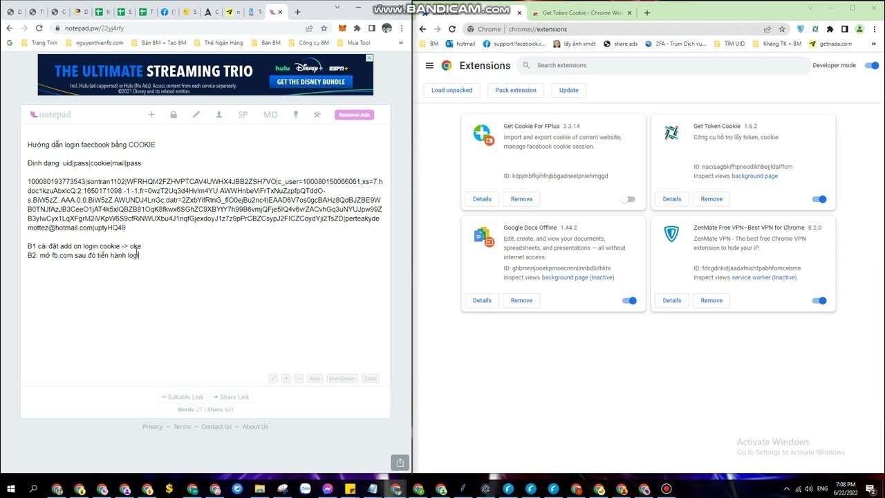 Hướng dẫn đăng nhập Facebook Bằng Cookie ( Loại No 2FA ) Khi Login UID PAS Báo Sai Pass - YouTube