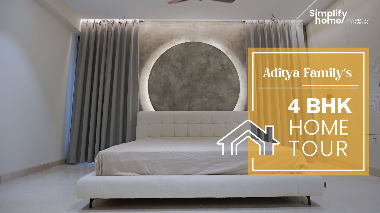 Inside a Stunning 4BHK Modern Home | Luxury Interior Design Tour ...