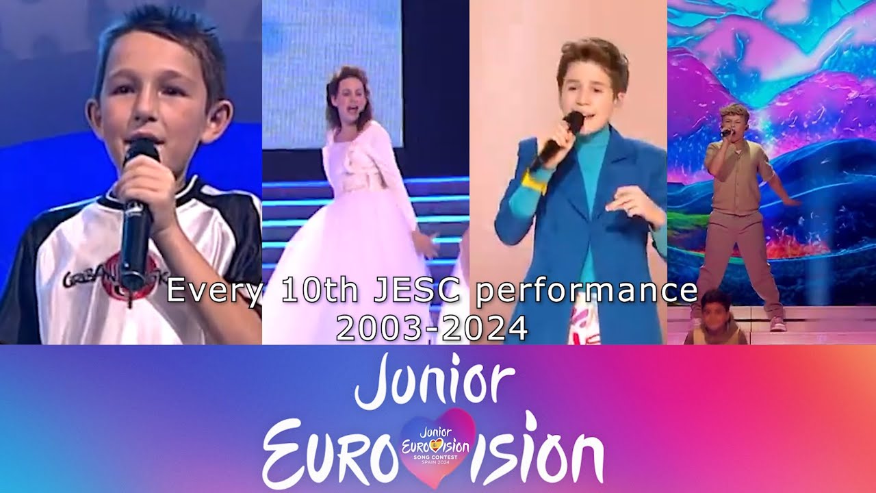 Every 10th performance of JESC |Performance 1 - 340 | - YouTube