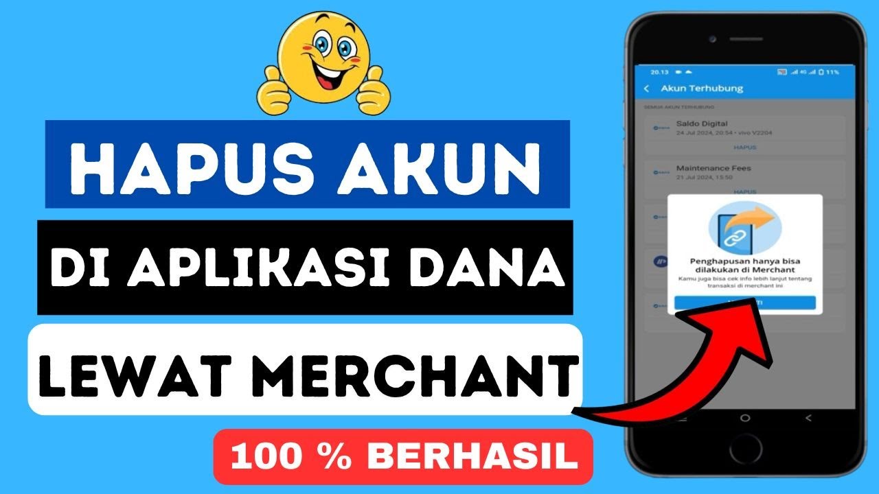 Cara Menghapus Akun Terhubung Di Dana Merchant | Mengatasi Tidak Bisa ...