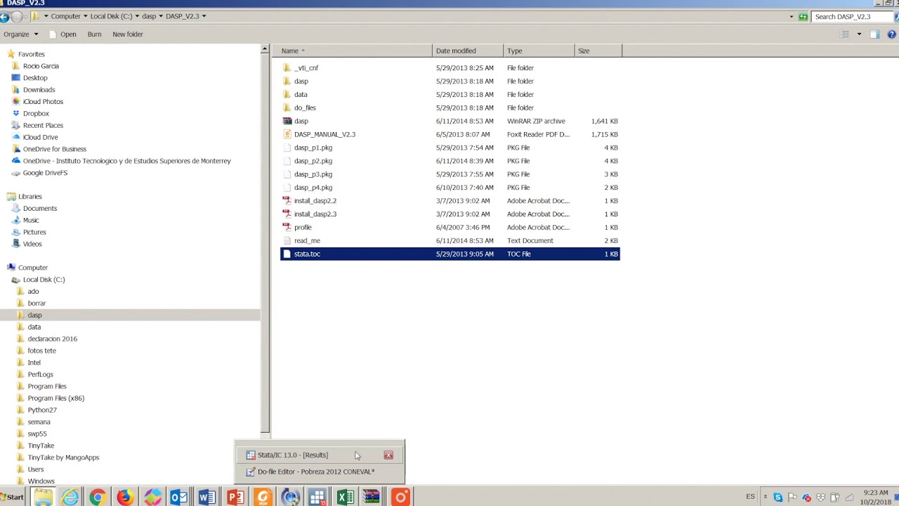 Instalación del paquete DASP - YouTube