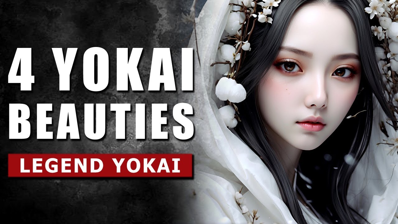 Top 4 Legend Yokai Beauties - Ameonna / Jorogumo / Yuki onna / Nure onna Japan Mythology - YouTube